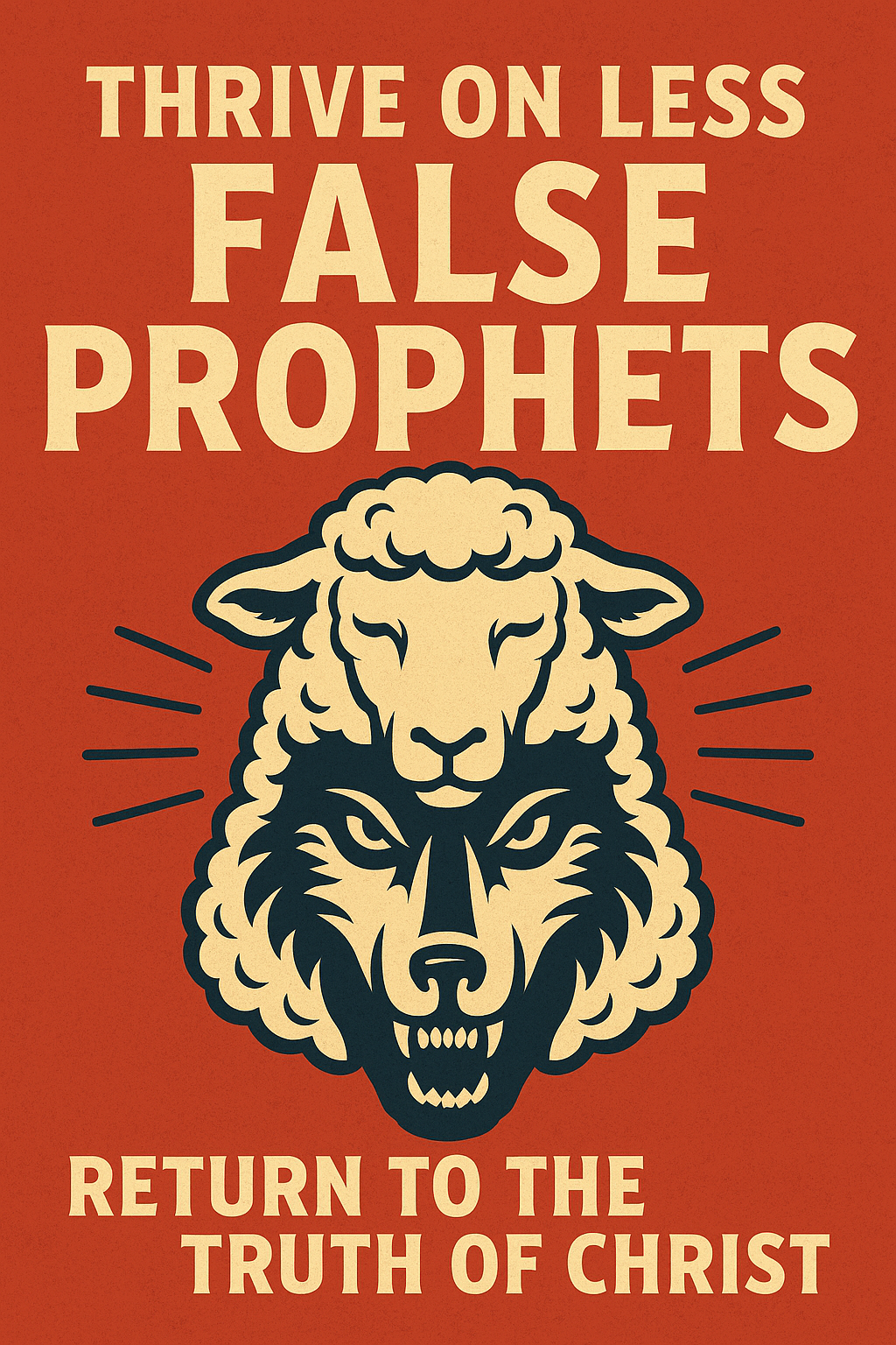 Thrive on Less False Prophets — Return to the Truth of Christ – Thrive ...